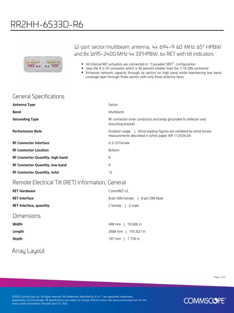 RR2HH-6533D-R6 Product Specification | PDF | Electronic Engineering | Electricity