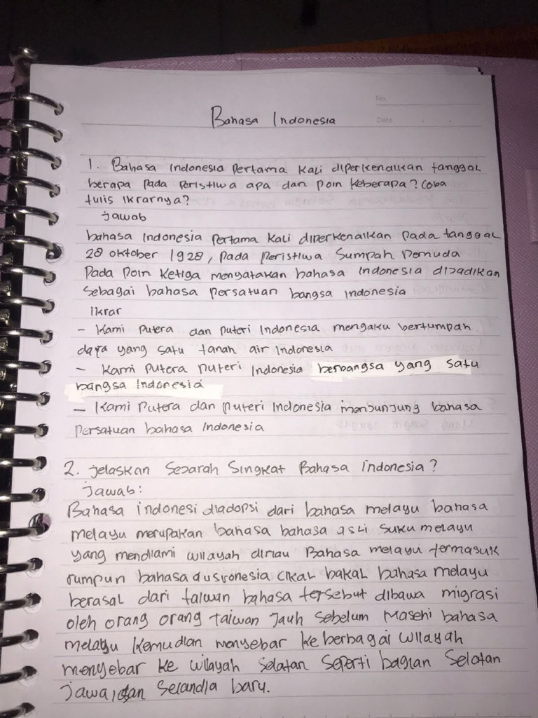 Bahasaindonesia Vania | PDF