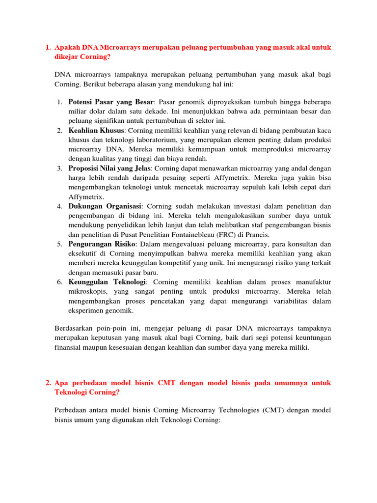 Case 9-1 - Kelompok 1 | PDF | Bisnis