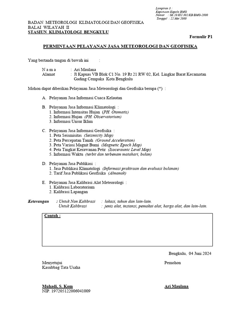 Formulir p1 | PDF | Sains & Matematika