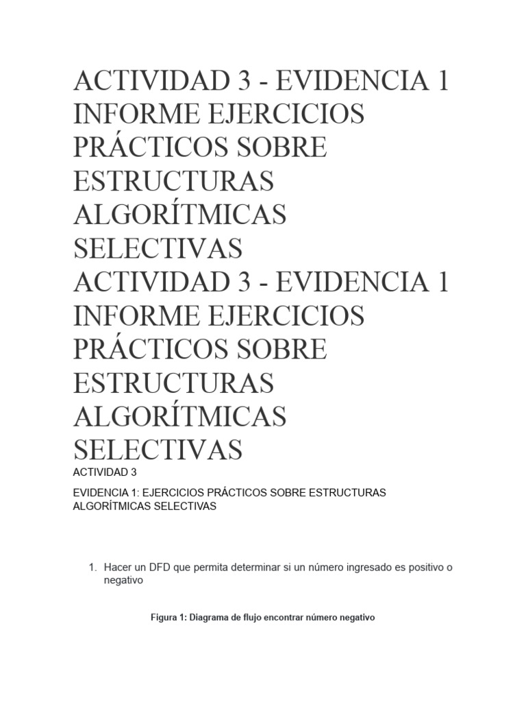 Actividad 3 Ejercicios | Descargar gratis PDF | Algoritmos | Matemáticas Aplicadas