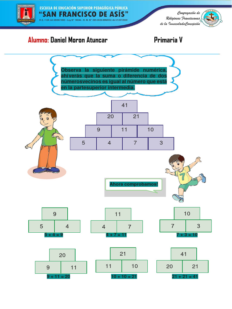 Actividad Matematica | PDF