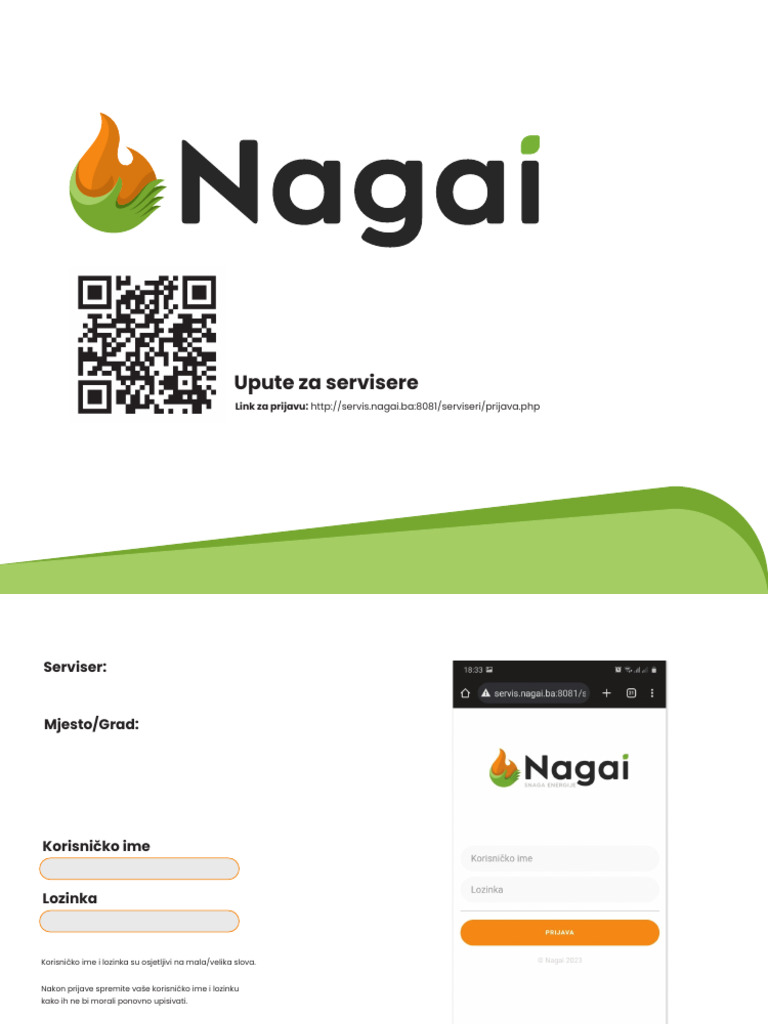 Nagai - Upute Za Servisere 2023-Em | PDF