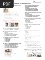 Soal STS Pend. Pancasila Kelas 1 | PDF