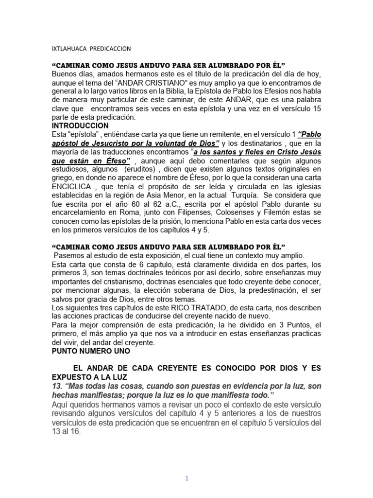 Abril 3 Ixtlahuaca Predicaccion Anadar Como Jesus Anduvo | Descargar ...