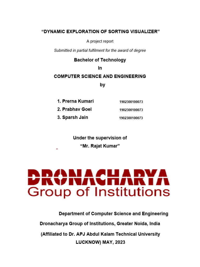 Final Year Report | PDF | Algorithms | Time Complexity