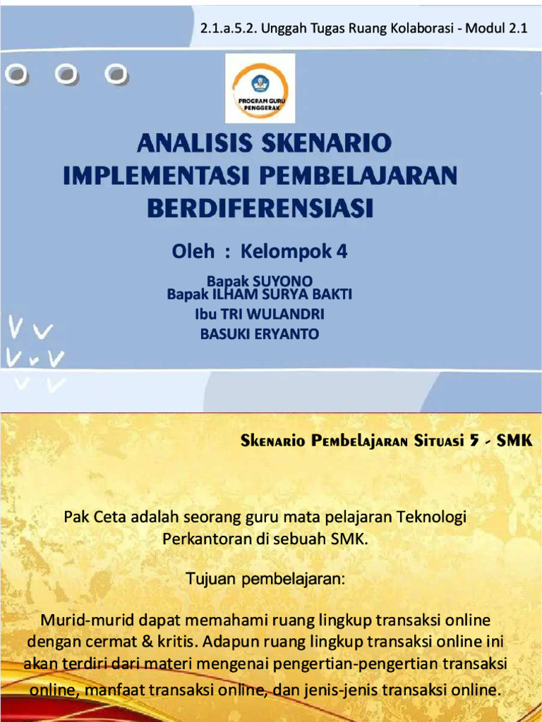 PDF 21a52 Unggah Tugas Ruang Kolaborasi Modul 21 - Compress | PDF