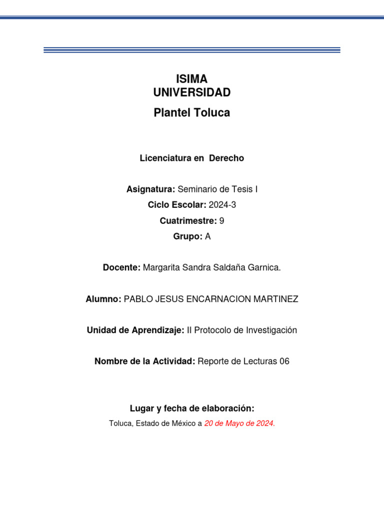 Formato 06 I | PDF | México | Justicia
