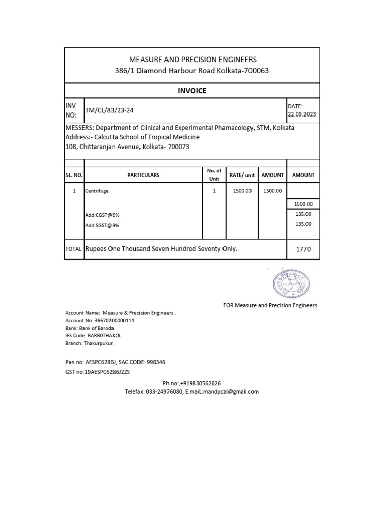 Invoice | PDF | Technology & Engineering