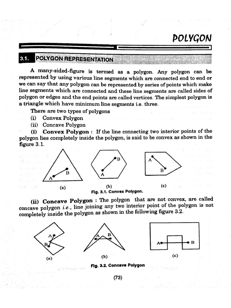 Polygon and Filling | PDF