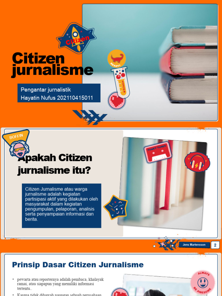 Citizen Jurnalisme HAYATIN NUFUS 2B1 | PDF