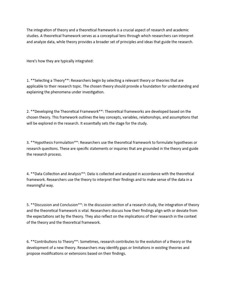 THEORY | PDF | Theory | Hypothesis