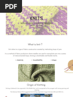 Basics of Knitting | PDF | Knitting | Textiles