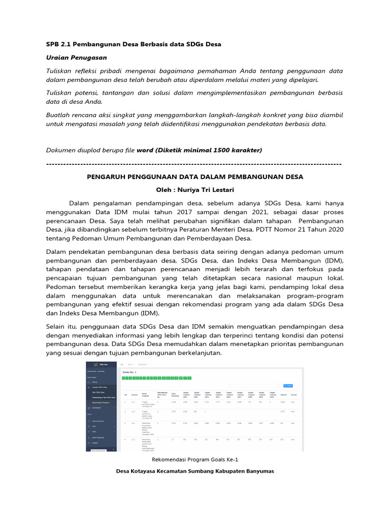 PENUGASAN SPB 2.1 Nuriya Tri Lestari | PDF