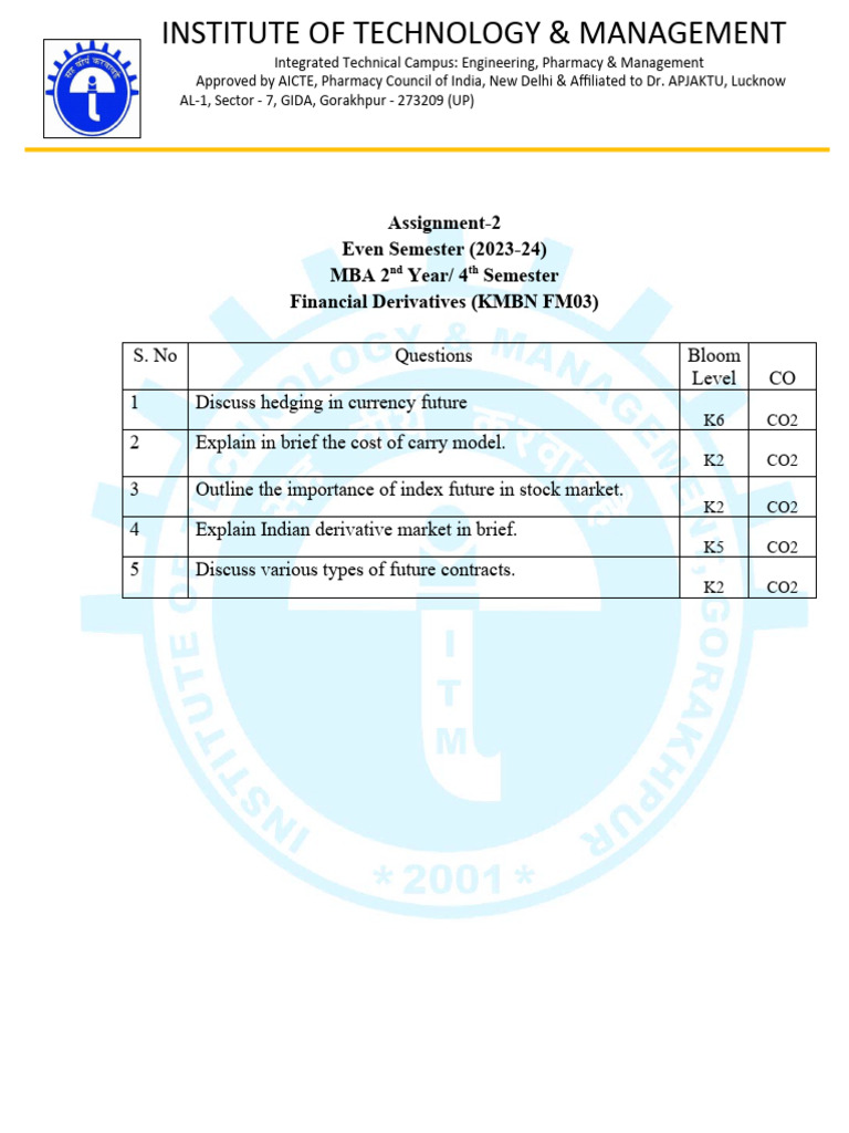Assignment 2 FD | PDF
