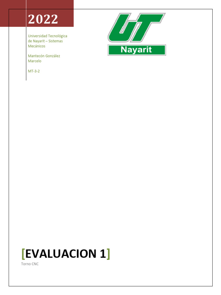 Torno CNC | Descargar gratis PDF | Control numerico | Sector secundario de la economía