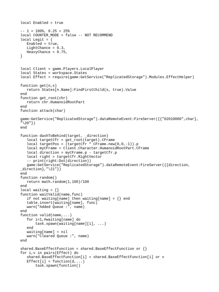 Auto Dodge Script for Boxing Game | PDF | Computing | Computer Science