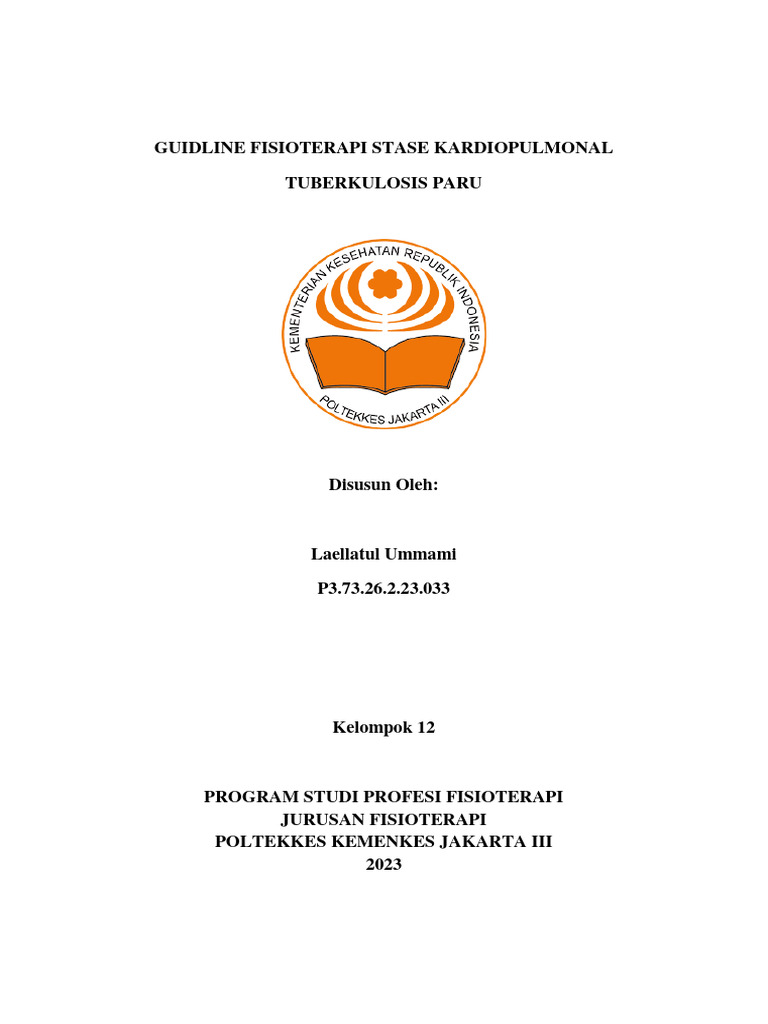 Fix GUIDLINE FISIOTERAPI STASE KARDIOPULMONAL | PDF | Sains & Matematika
