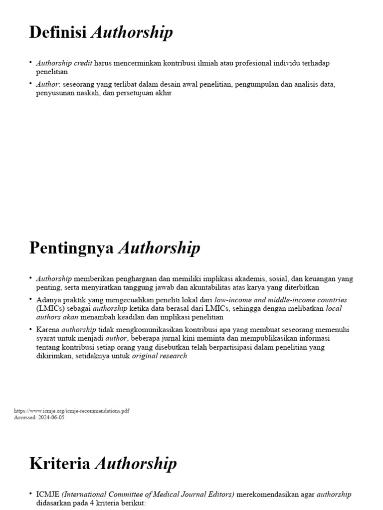 Authorship | PDF