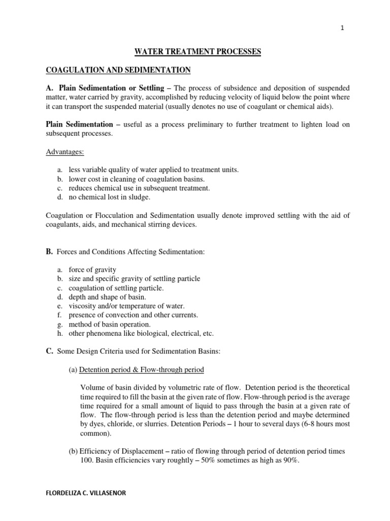 Water Treatment Processes | PDF | Water Purification | Chlorine