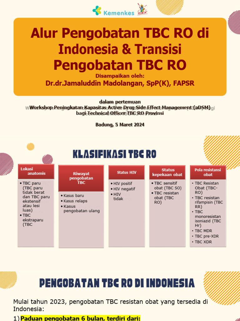 Pengobatan TBC RO di Indonesia 2024 | PDF