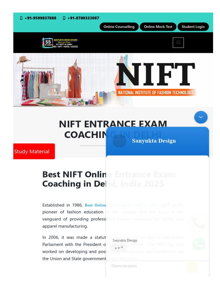 Best Coaching For Nift | PDF | Career & Growth