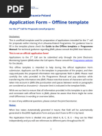 EOI Template for Project Proposals | PDF | Budget | Economies