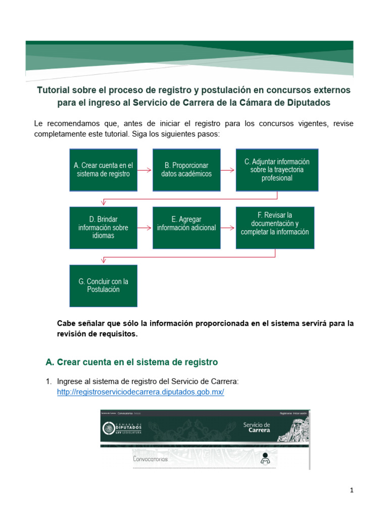 Tutorial - Registro y Postulacion VF | PDF | Informática