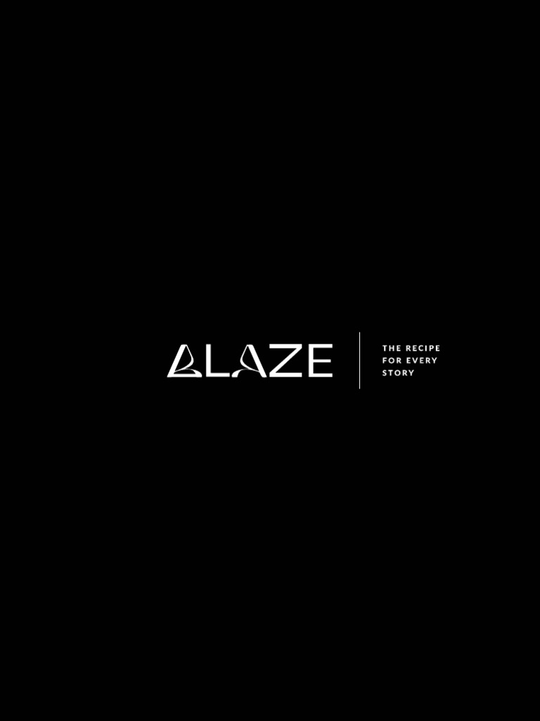 Blaze Restaurant Menu Overview | PDF | Pizza | Hamburgers