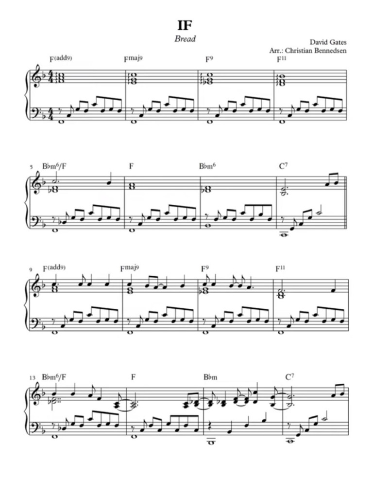 David Gates - If | PDF