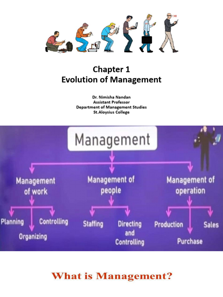 Evolution of Management | PDF | Bureaucracy | Profession