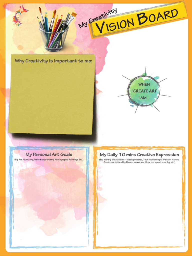 Downloadable Vision Board | PDF