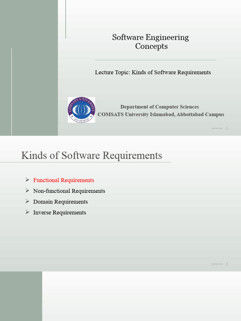 Kinds of Software Requirements | PDF | System | Reliability Engineering