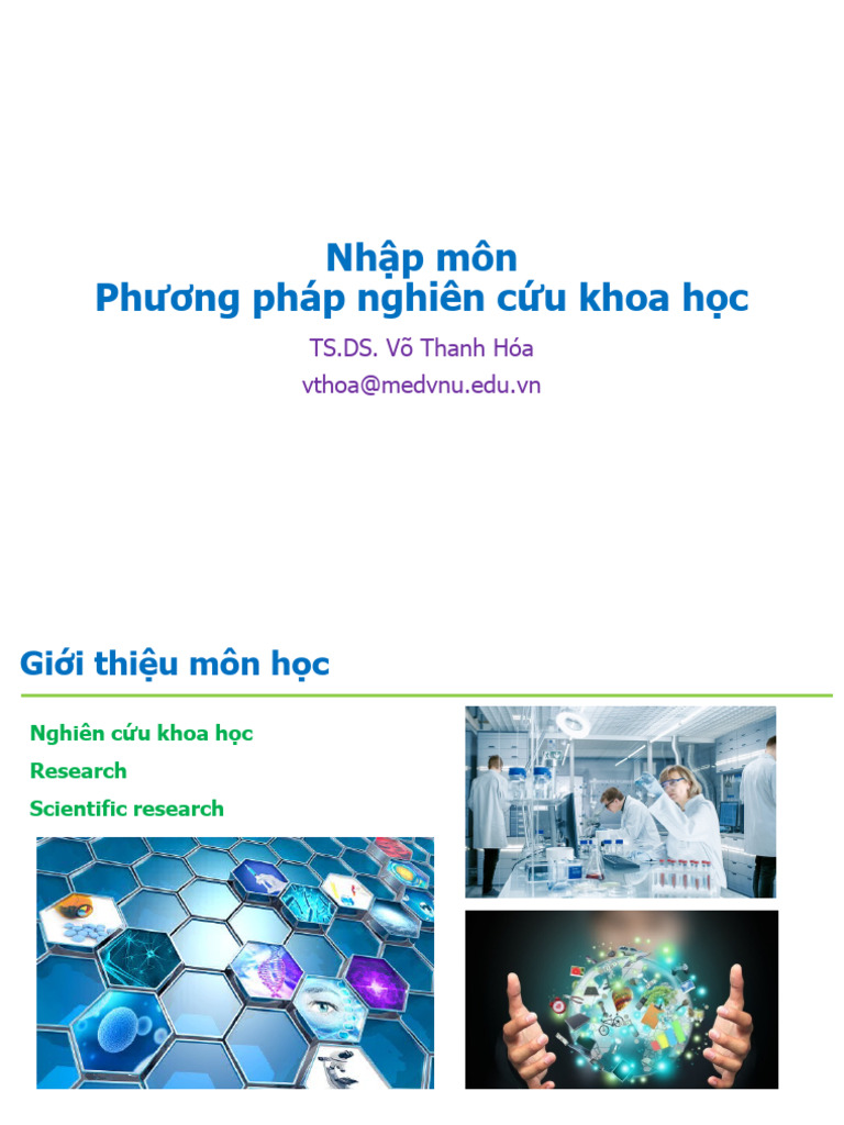 1.1 Nhap Mon PPNCKH | PDF