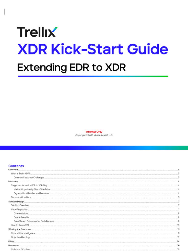 Trellix XDR Kick Start Guide | PDF | Computer Security | Security