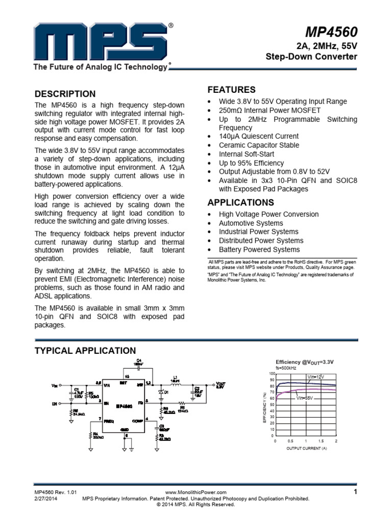 MP4560 | PDF | Electrical Equipment | Electronic Engineering