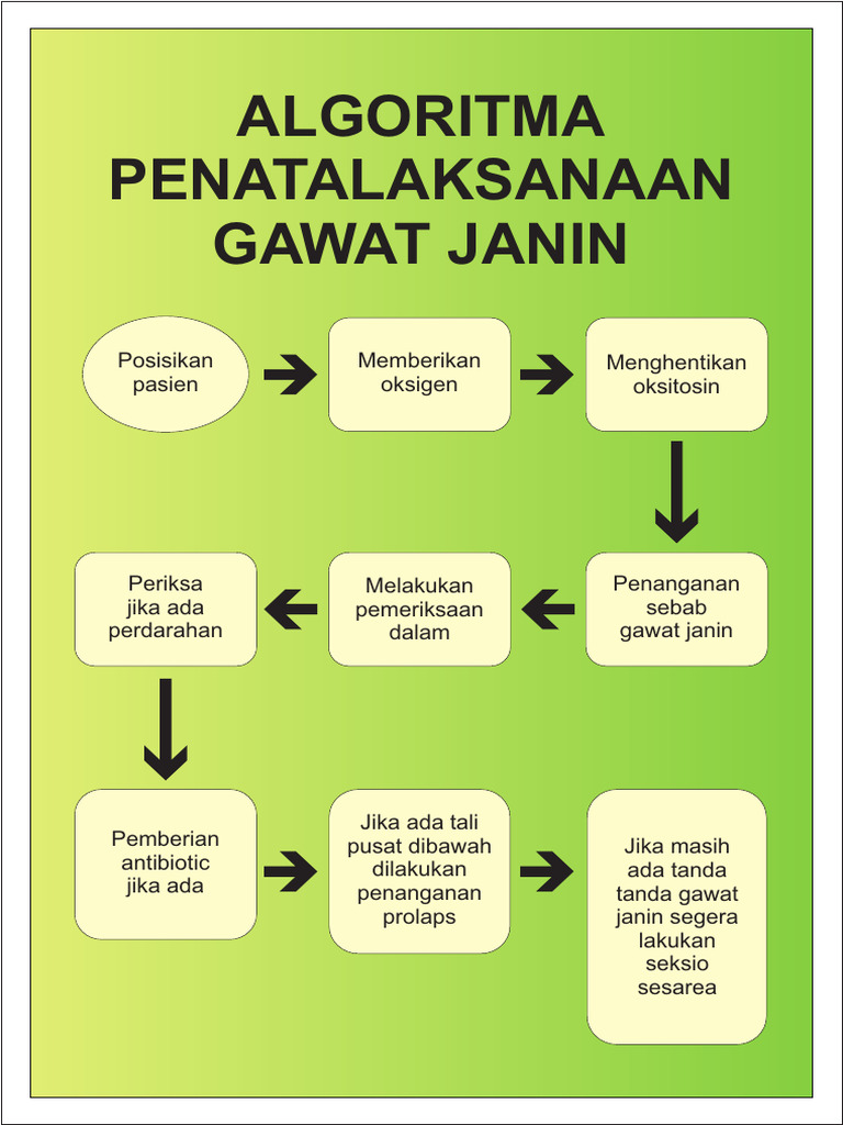 Algoritma Penatalaksanaan Gawat Janin | PDF