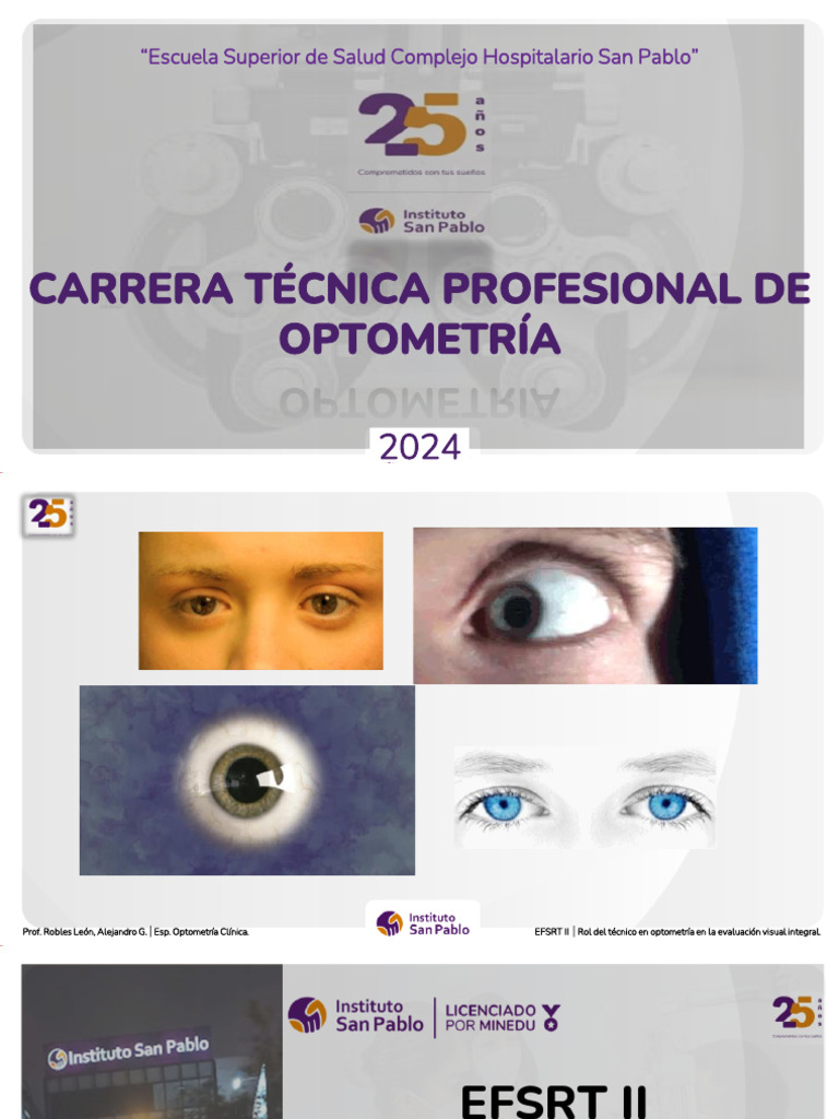 Sesión 03 - Exámen de Motilidad Ocular | PDF | Medicina | Visión