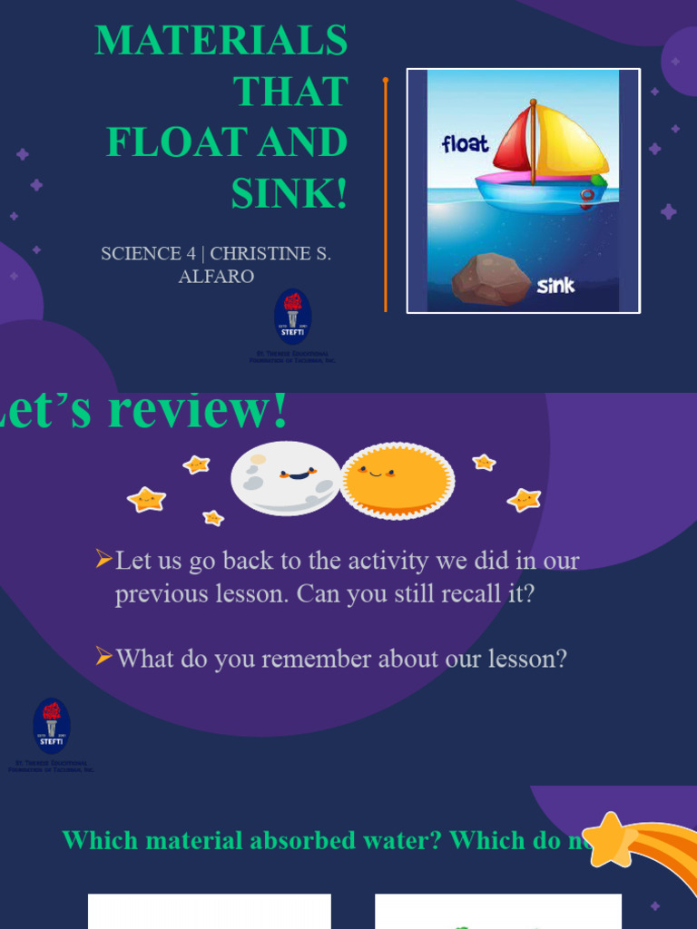 MATERIALS THAT FLOAT AND SINK | PDF | Buoyancy