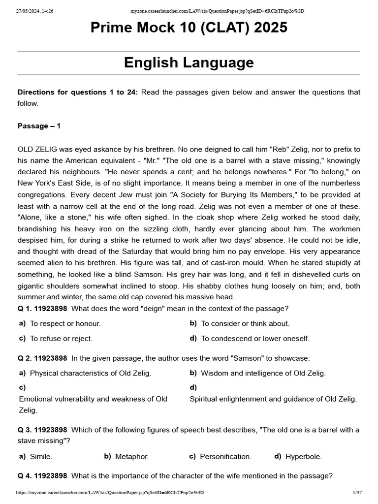 Prime Mock 10 | PDF | Foreign Direct Investment