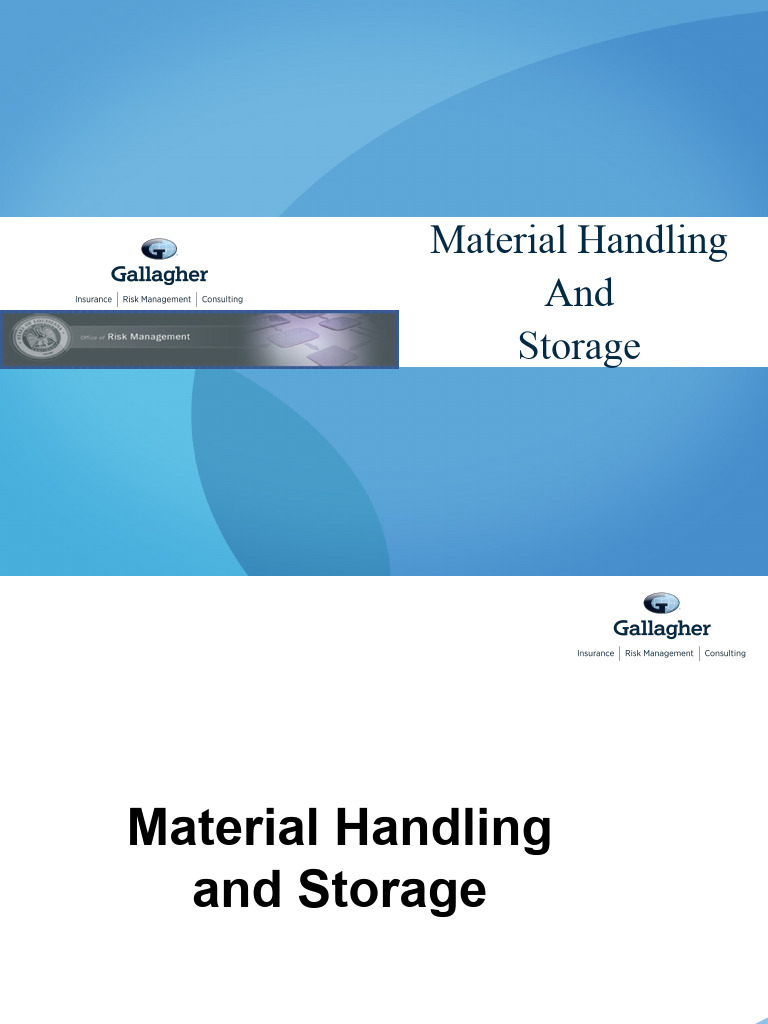 Powerpoint Manual Material Handling | PDF