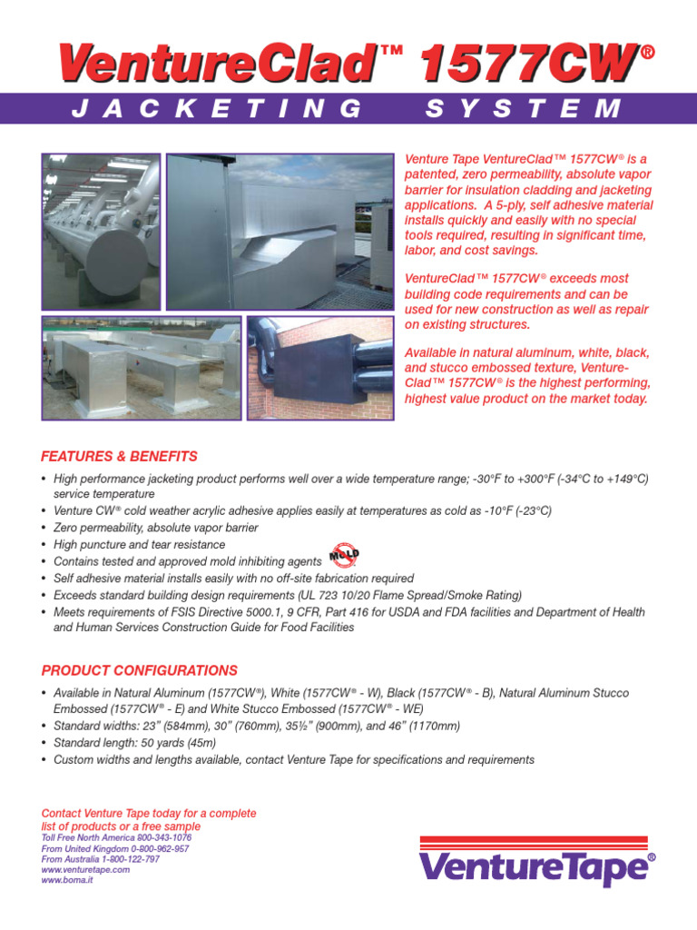 VentureClad 1577CW | PDF | Materials | Building Engineering