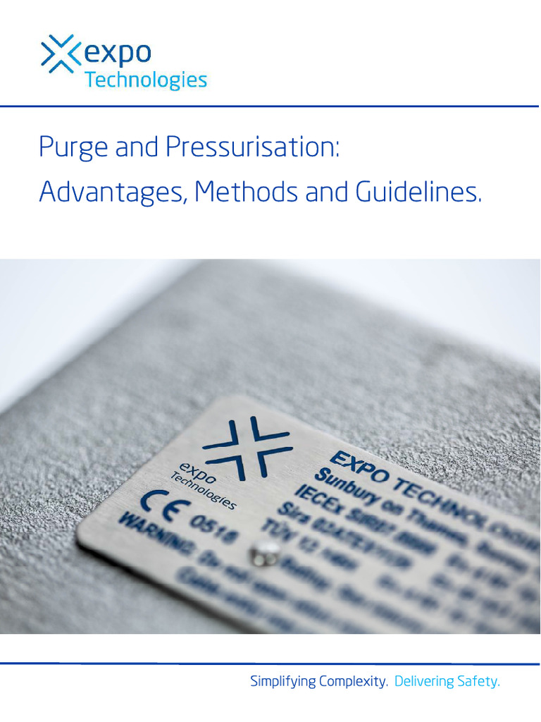 Purge and Pressurization White Paper 2020.cleaned | PDF | Technology ...