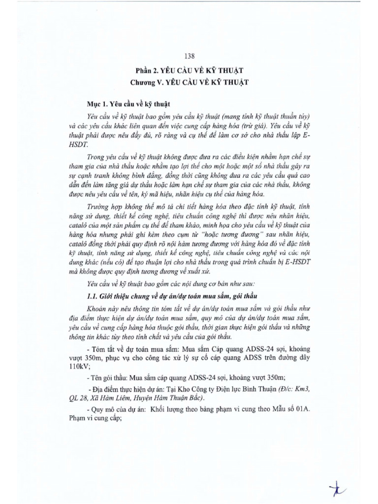 7b2. Chuong V. Yeu Cau Ve Ky Thuat | PDF