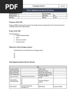 Sample PIR Template 1 | PDF