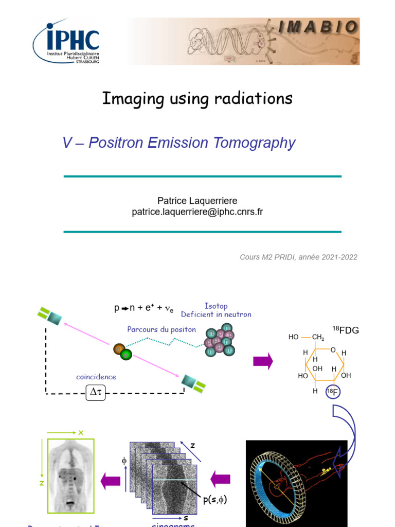 V.-PET | PDF | Positron Emission Tomography | Signal To Noise Ratio