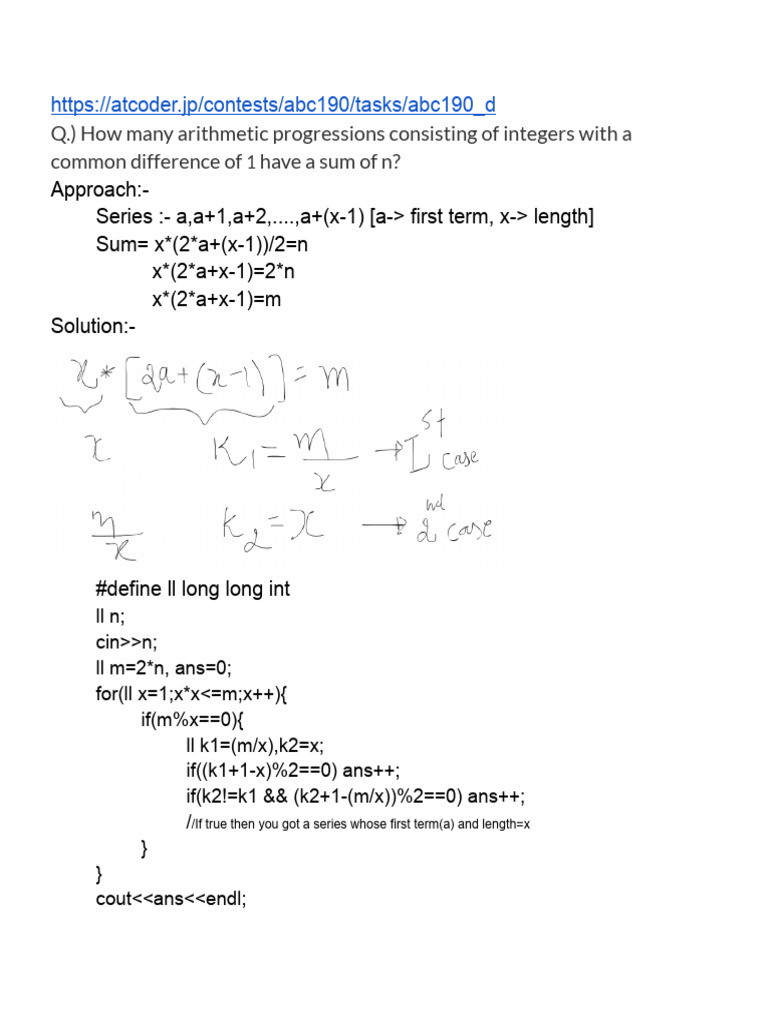 CodeISM Class 17 (Some General Problems) | PDF CodeISM Class 17 (Some General Problems) | PDF