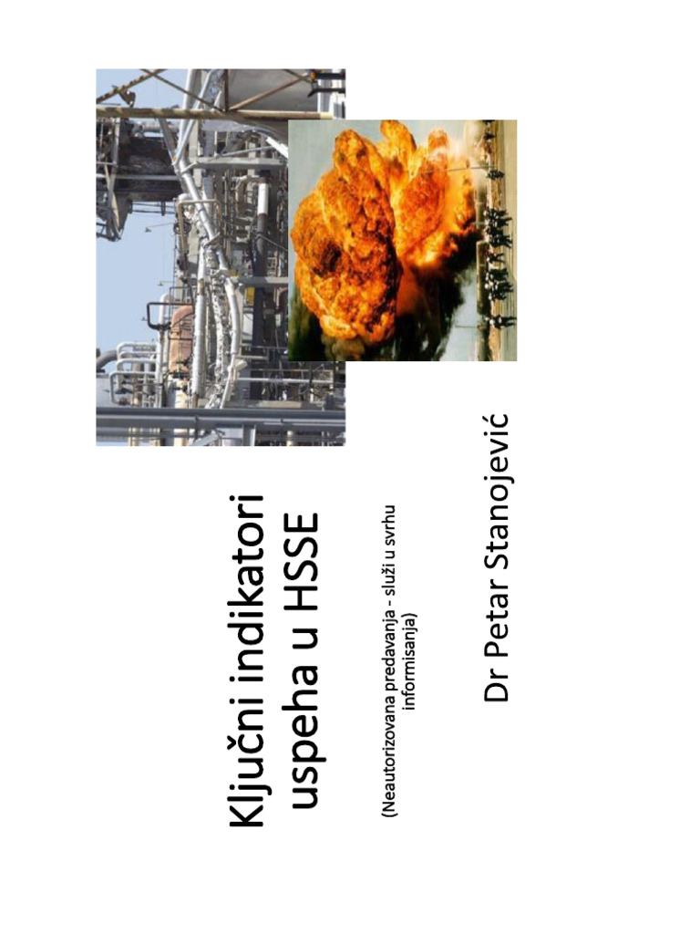 Predavanje Key Performance Indicators in the HSSE Area.pdf | PDF