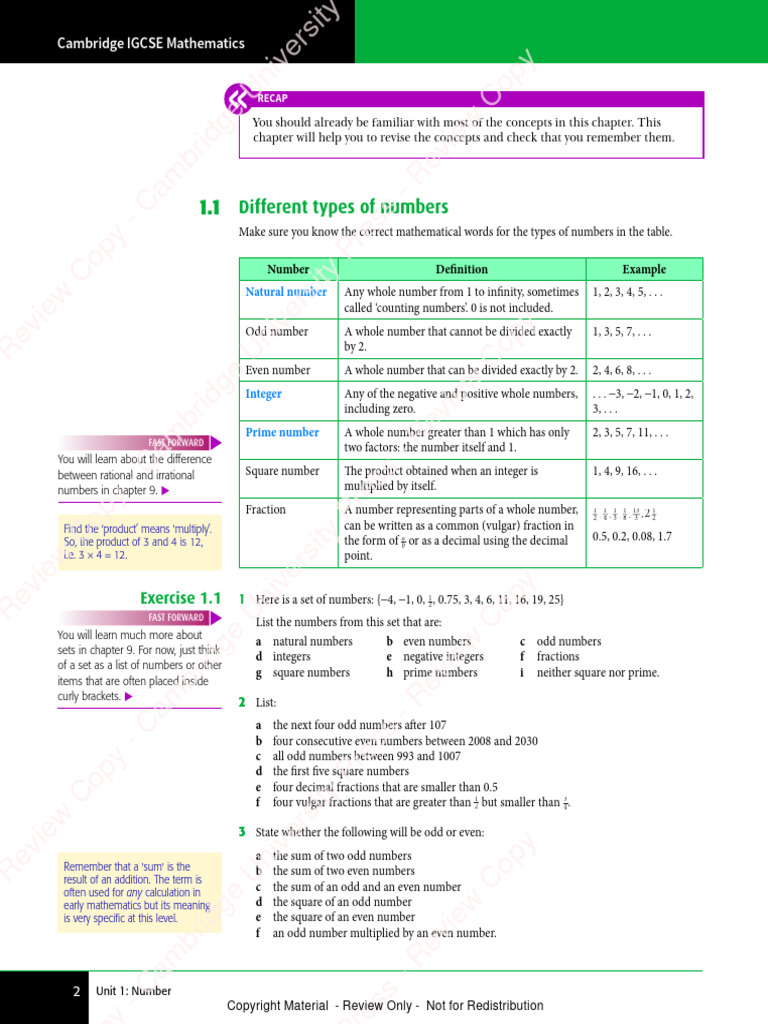 Maths Igcse Textbook 12 | Download Free PDF | Numbers | Integer