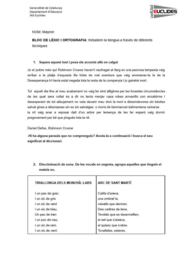 Dossier, Escriu Bé, Culleres! - Mayron Magagnini | PDF